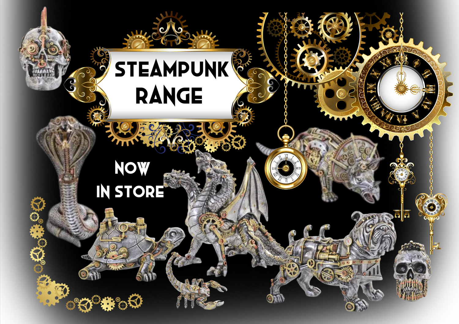 Steampunk Figurines – Envision Gifts